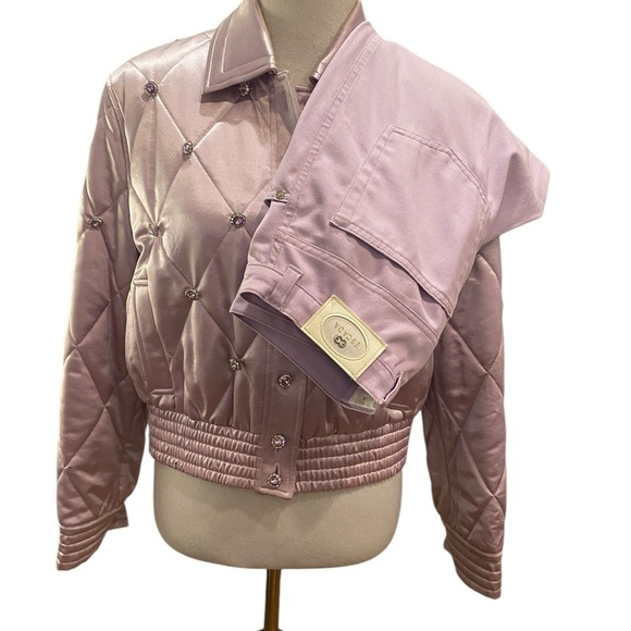 Escada | Jackets & Coats | Escada Lilac Color 98s Crystal Embellished ...